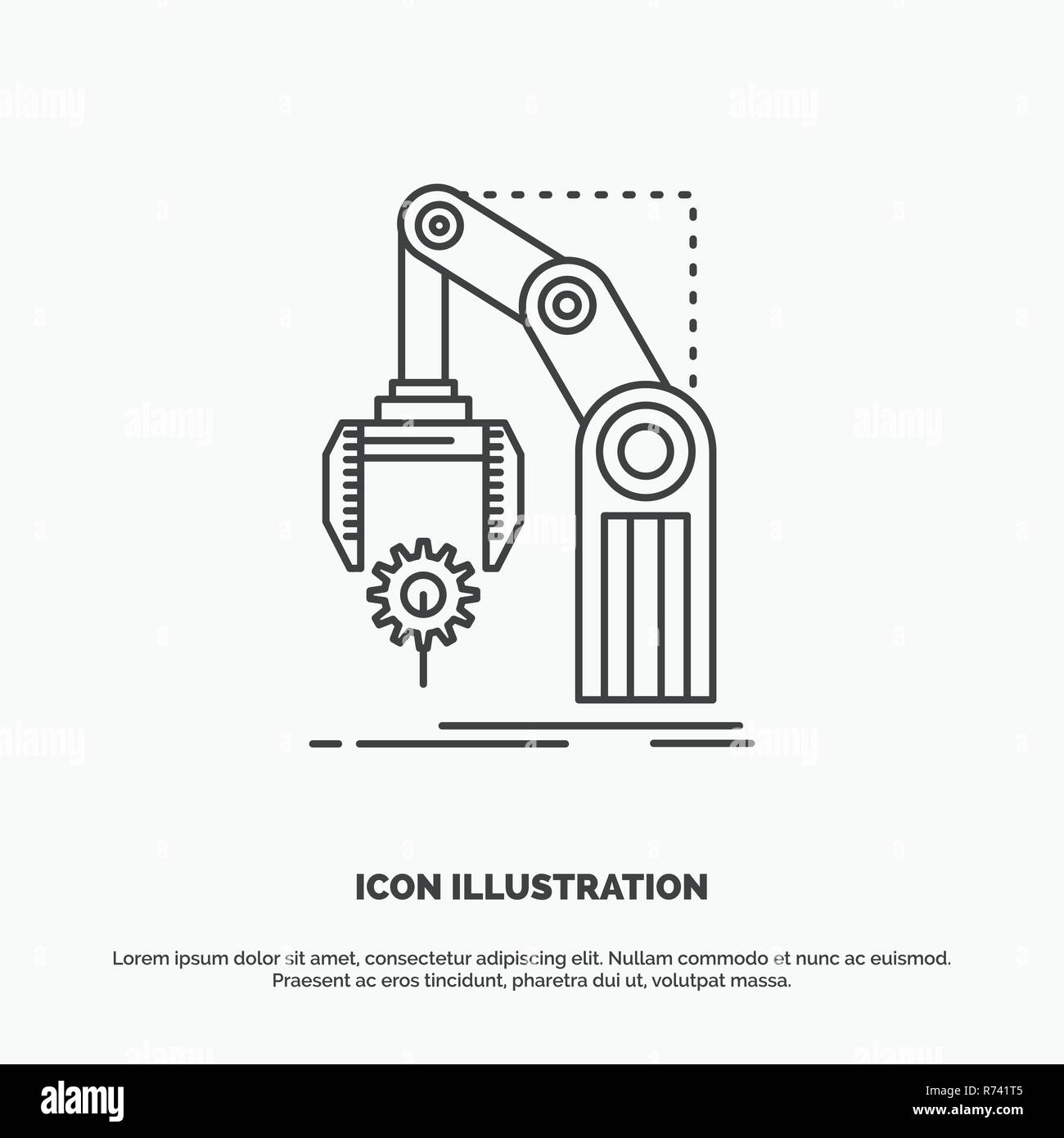 Operating conveyor Stock Vector Images - Alamy