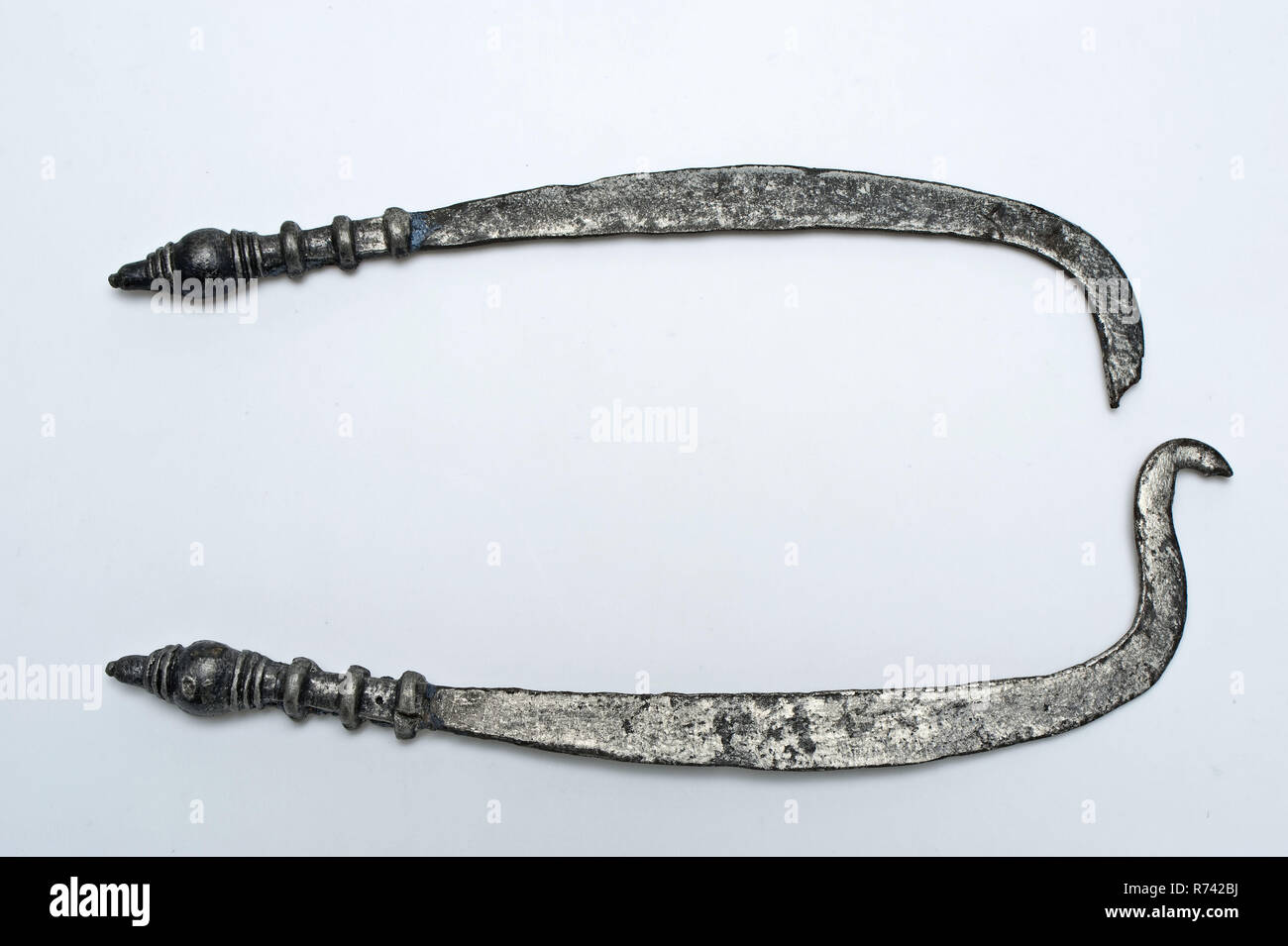 Two parts of ear iron, regional dress, ear-iron regional costume ...