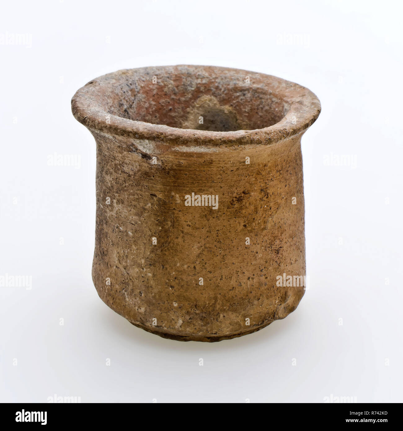 Pottery ointment jar, conical model, red shard, unglazed, ointment jar ...