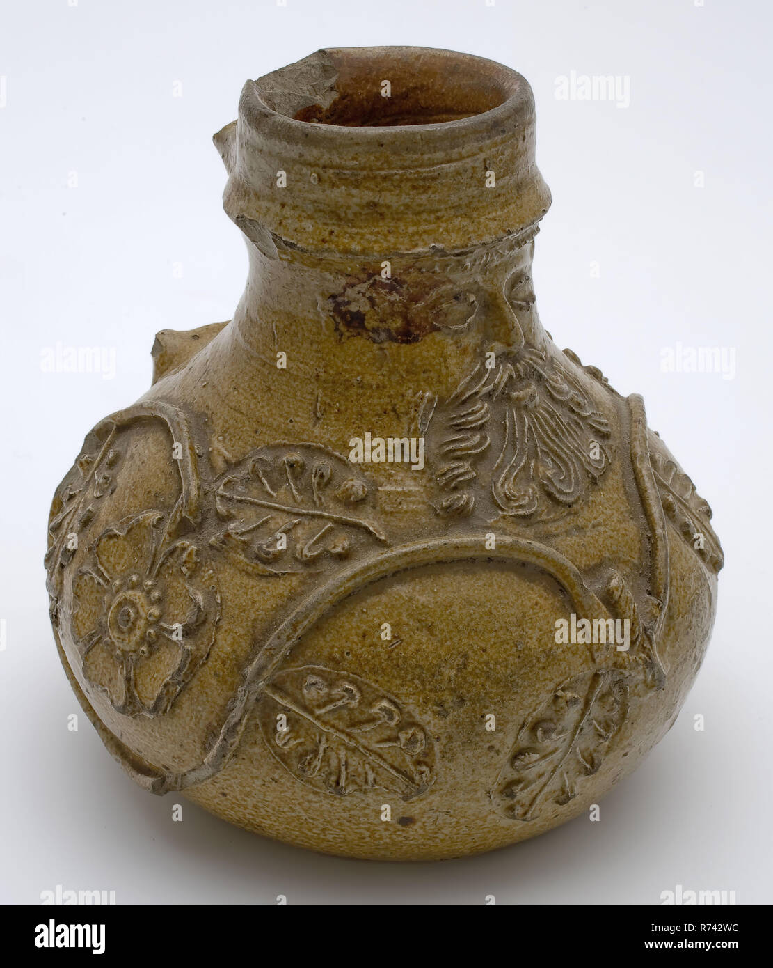 Bartmann jug, also called Bellarmine jug, stocky model, Bartmann jug ...