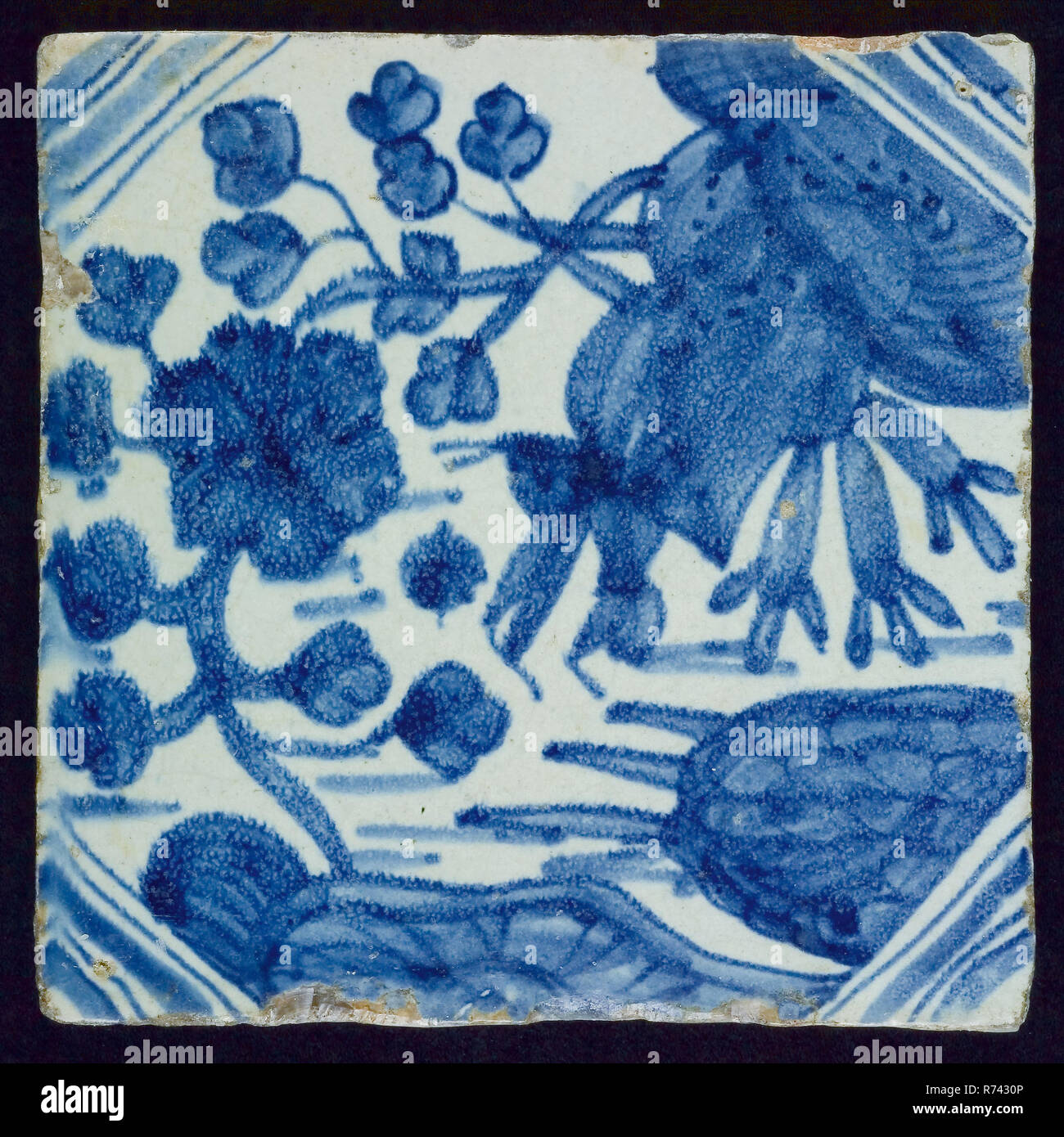 Tile of four tile tiles, 'Chinese garden', tile field wall tile tile ...