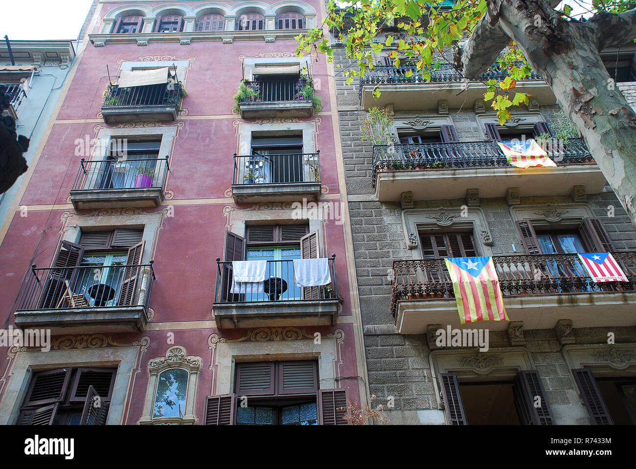Typical House In Barcelona Spain