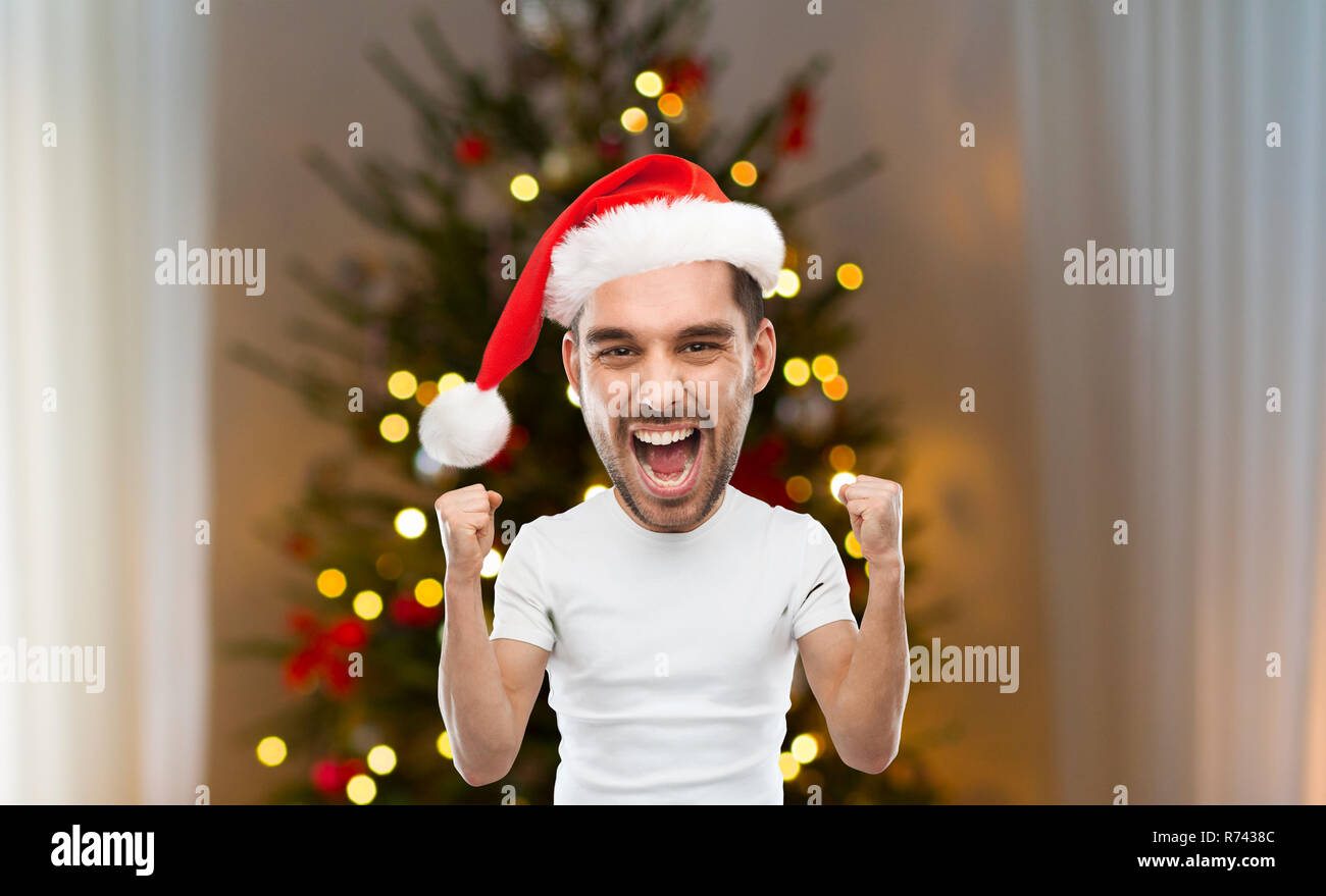 Young man celebrating character hi-res stock photography and images - Alamy