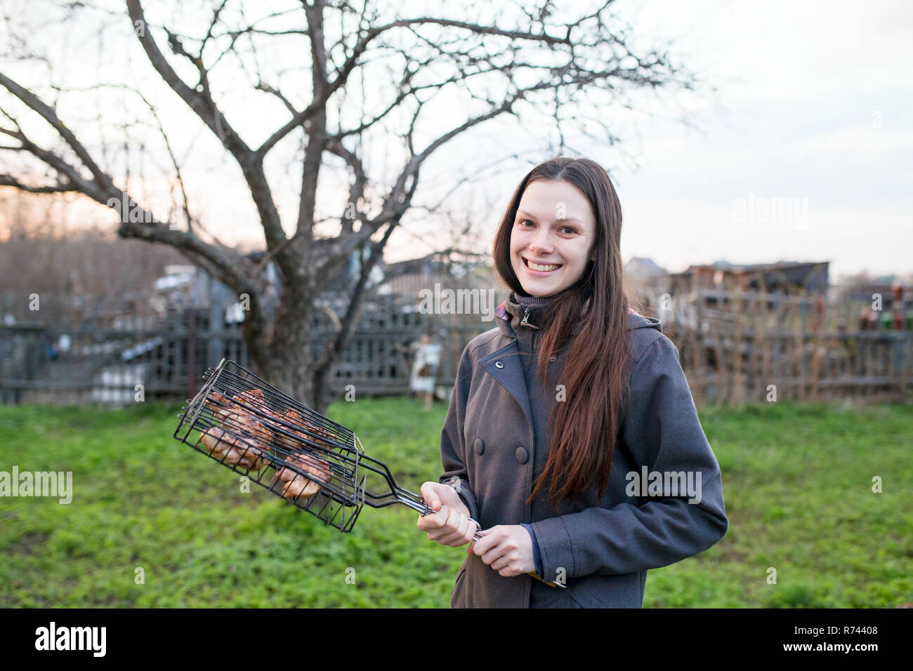 Woman eating kebab hi-res stock photography and images - Alamy