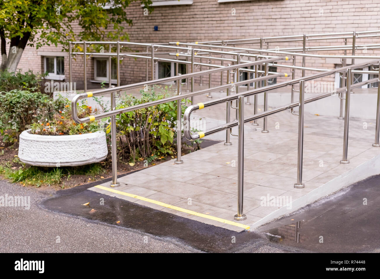 Wheelchair Access Ramp Stock Photos & Wheelchair Access Ramp Stock ...
