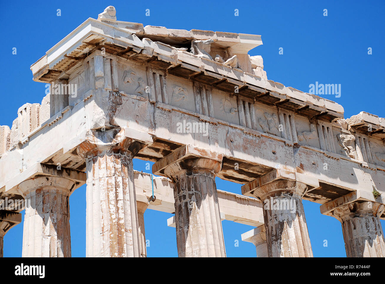 Acropolis of Athens - The Parthenon is a former temple, on the Athenian Acropolis, Greece ...
