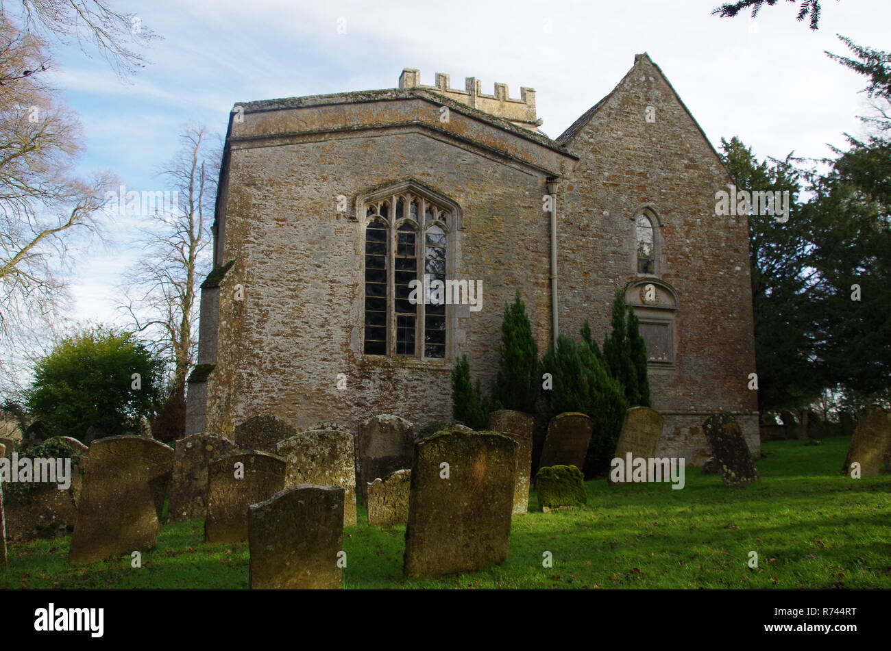 St Nicholas church. Lower Oddington. The Macmillan Way. Long-distance ...
