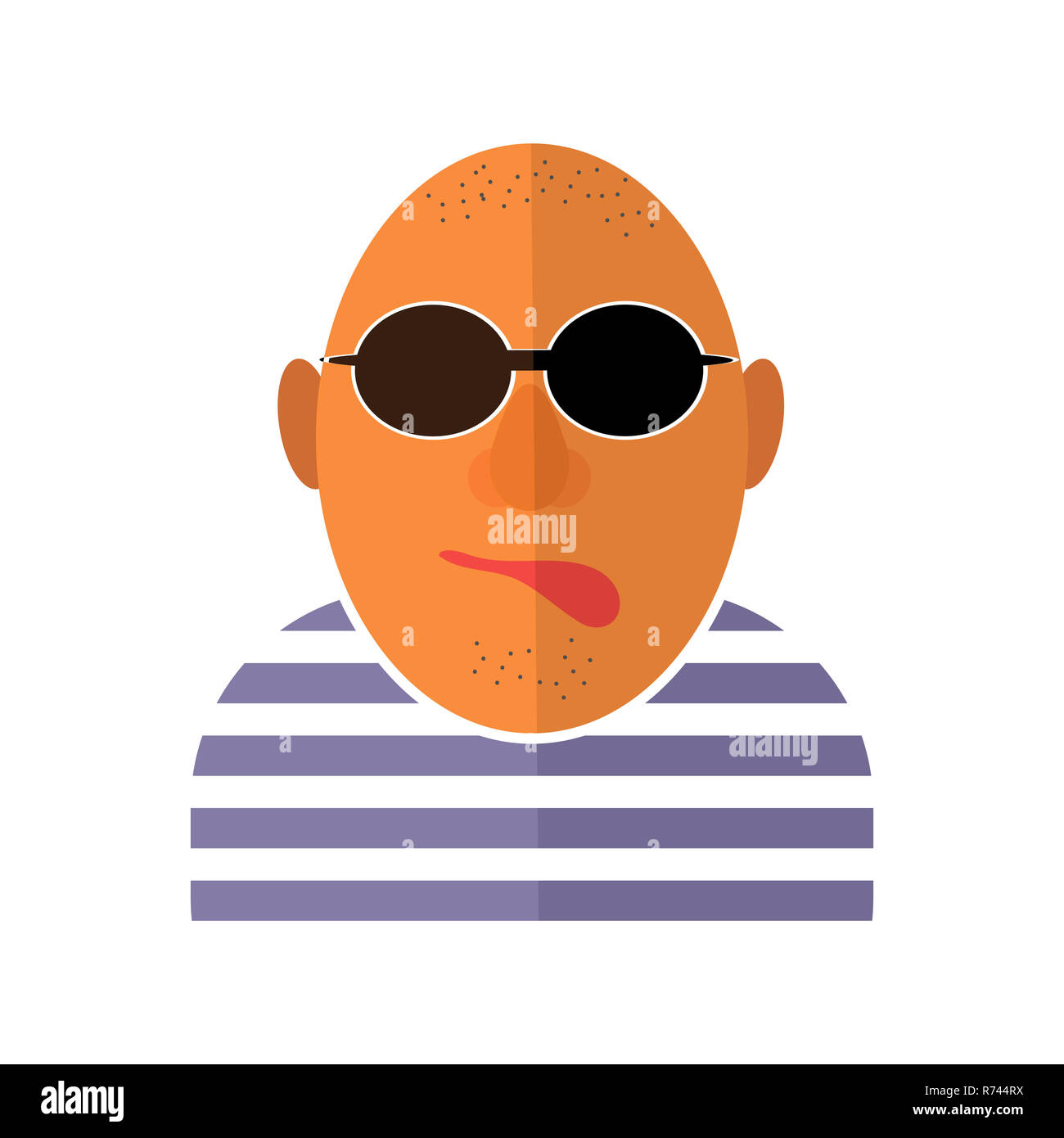 Gangster Icon Isolated Stock Photo - Alamy
