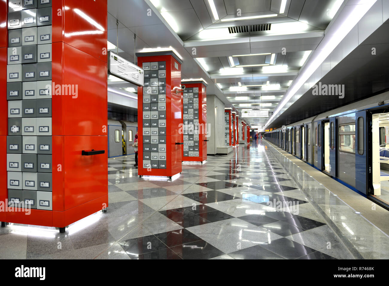 Rasskazovka, new station on Kalininsko-Solntsevskaya line of Moscow ...