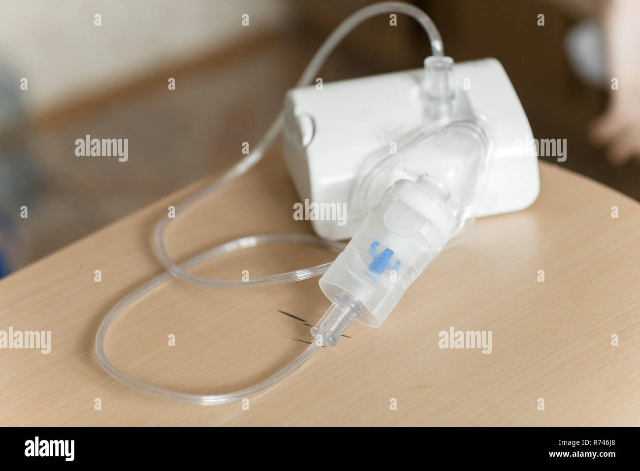 Medical equipment. The compressor nebulizer health indoor Stock Photo ...