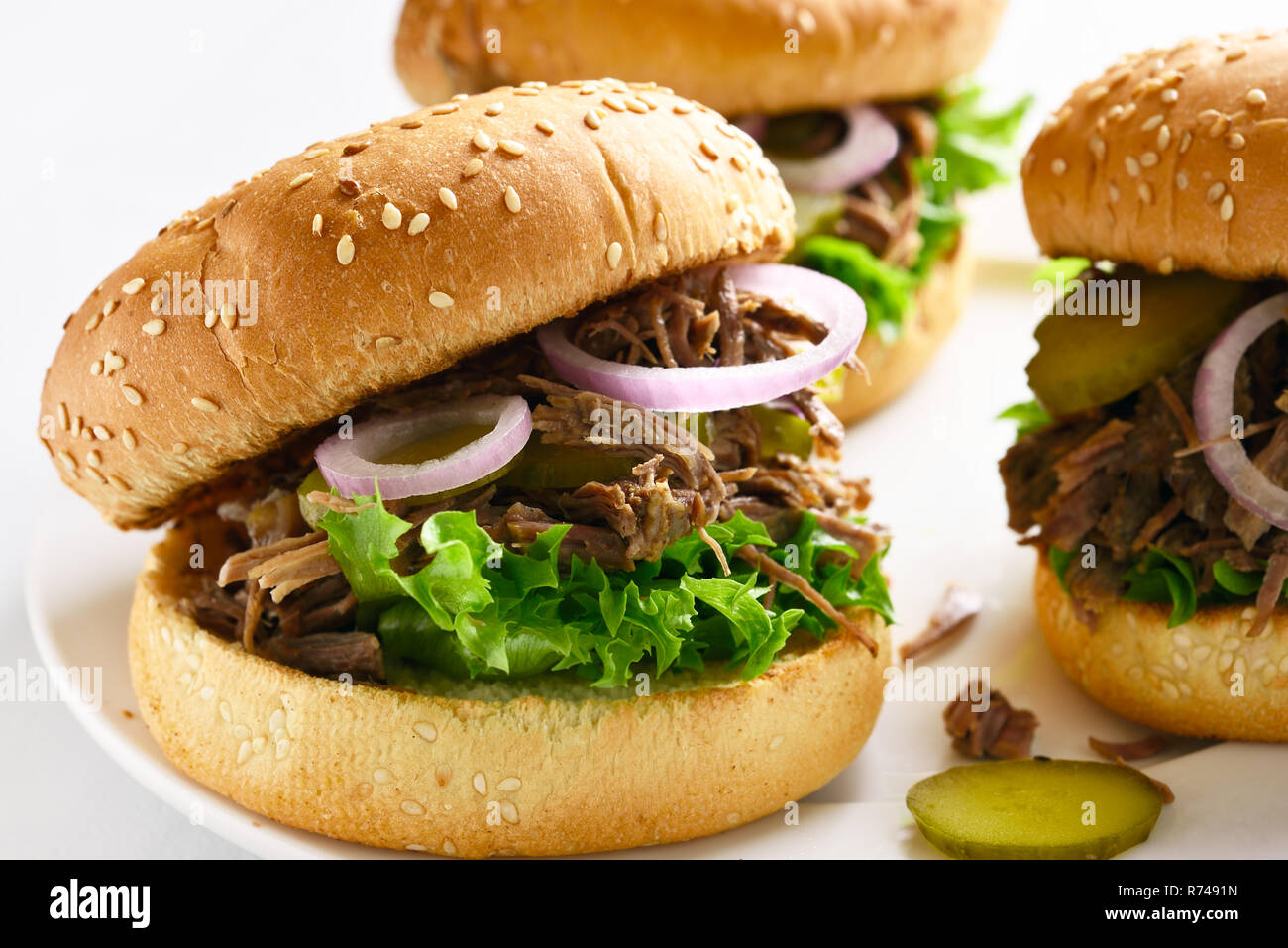 Pulled beef hi-res stock photography and images - Alamy