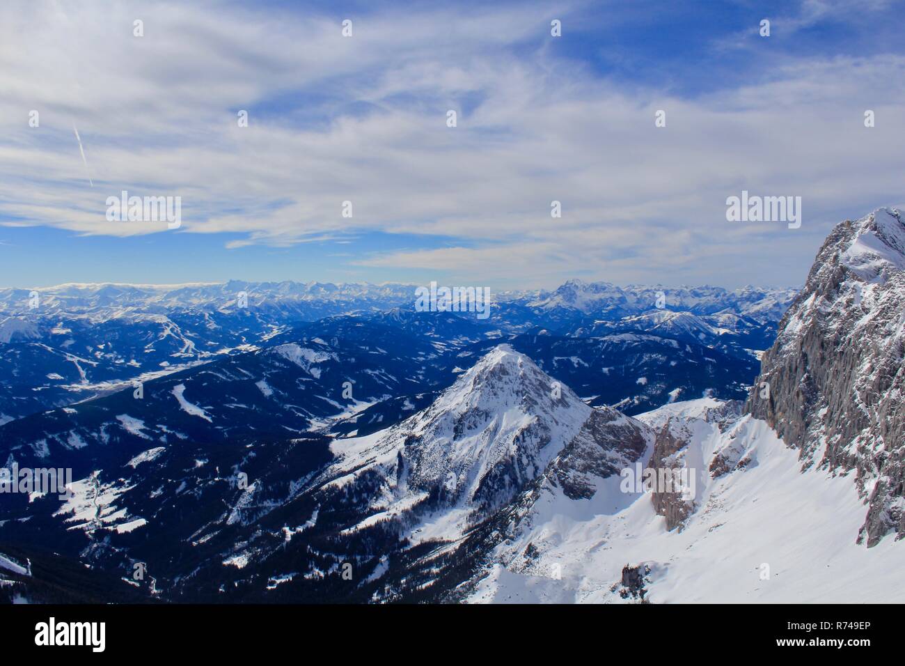Dachstein from lake gosau hi-res stock photography and images - Alamy
