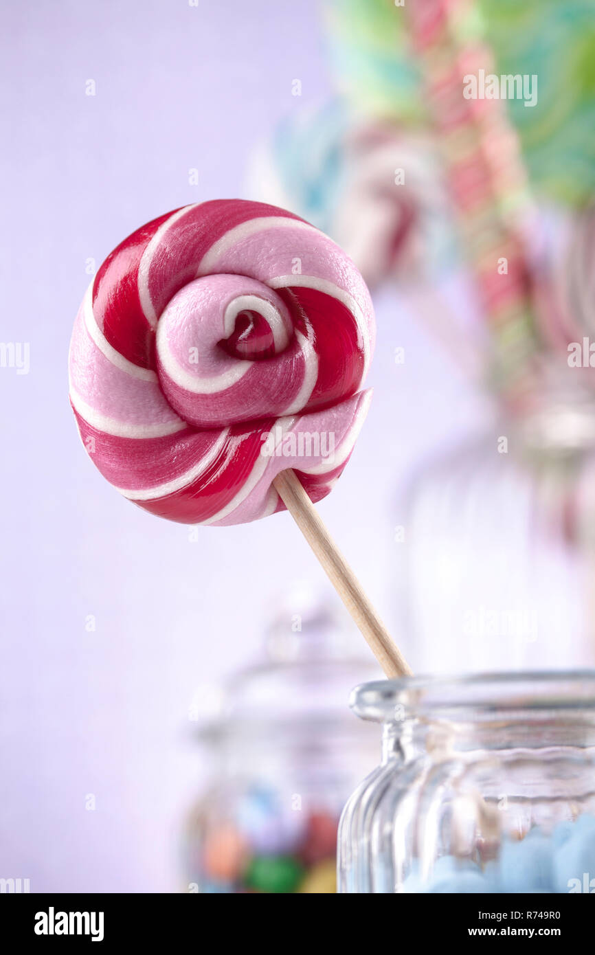 Mixed colorful sweets, lollipops and candy Stock Photo - Alamy