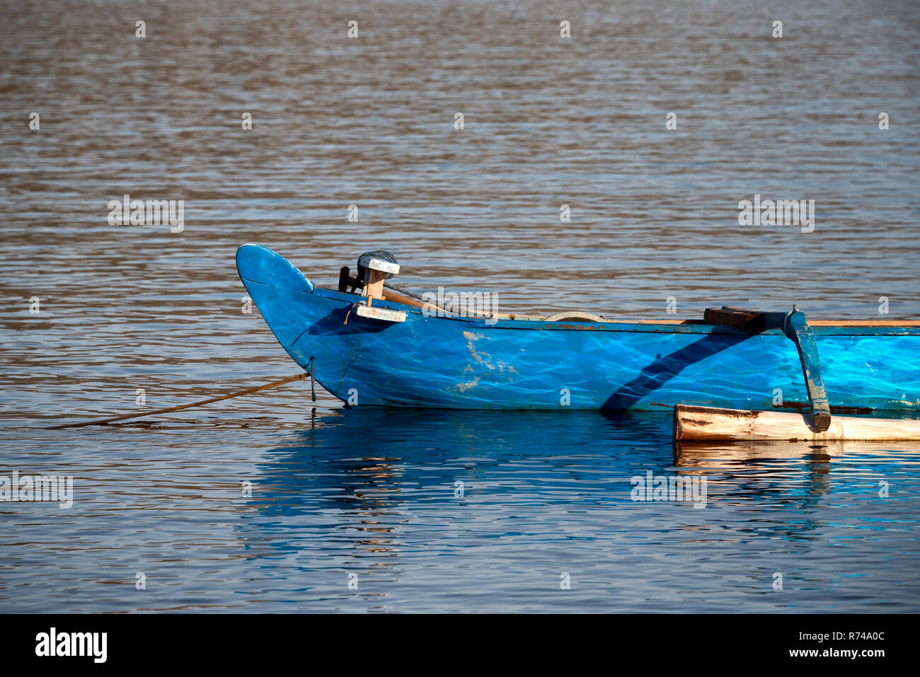 Jukung, traditional Indonesian boat Stock Photo - Alamy