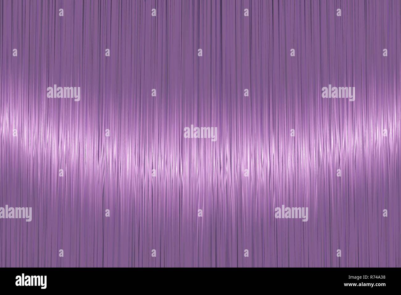 Realistic bright violet straight hair texture with glossy shiny detail ...