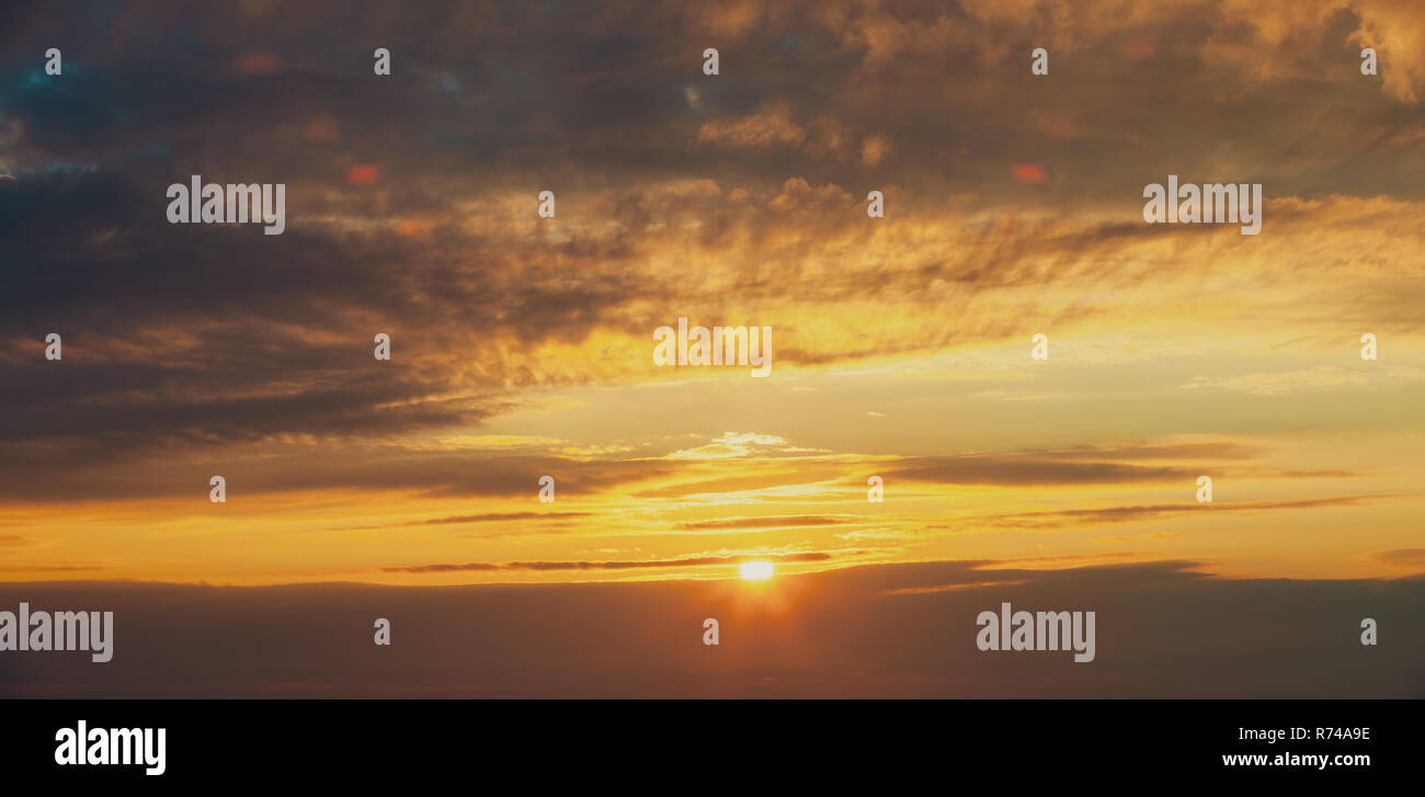 Bright And Dark Natural Dramatic Sky Before Thunder. Cloudscape Clouds ...