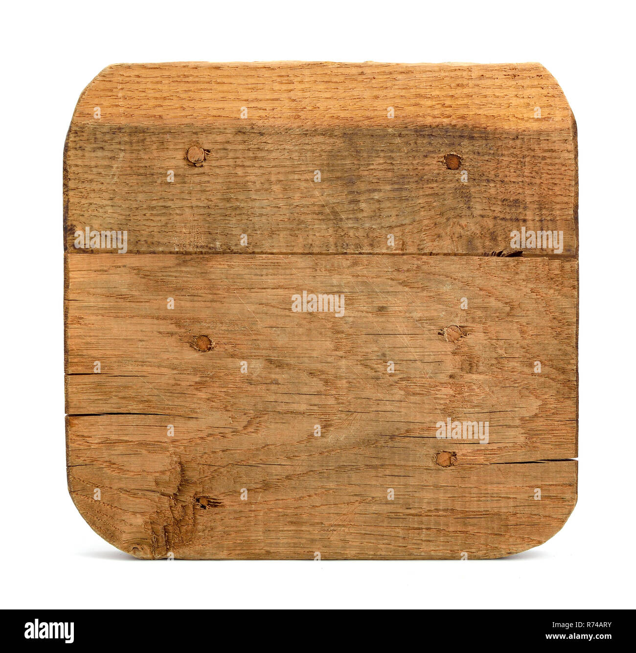 Oak board isolated Stock Photo - Alamy