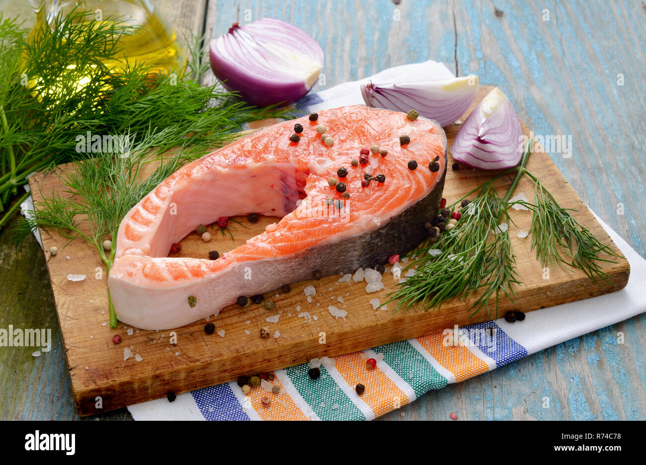 Close up side view salmon trout hi-res stock photography and images - Alamy