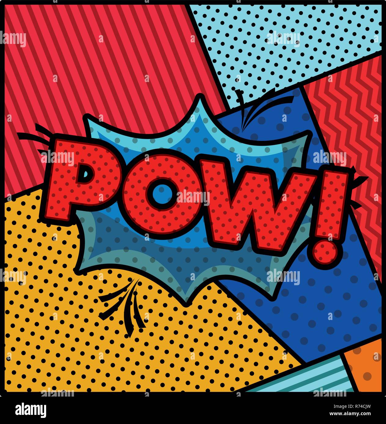 Pow artwork Stock Vector Images - Alamy