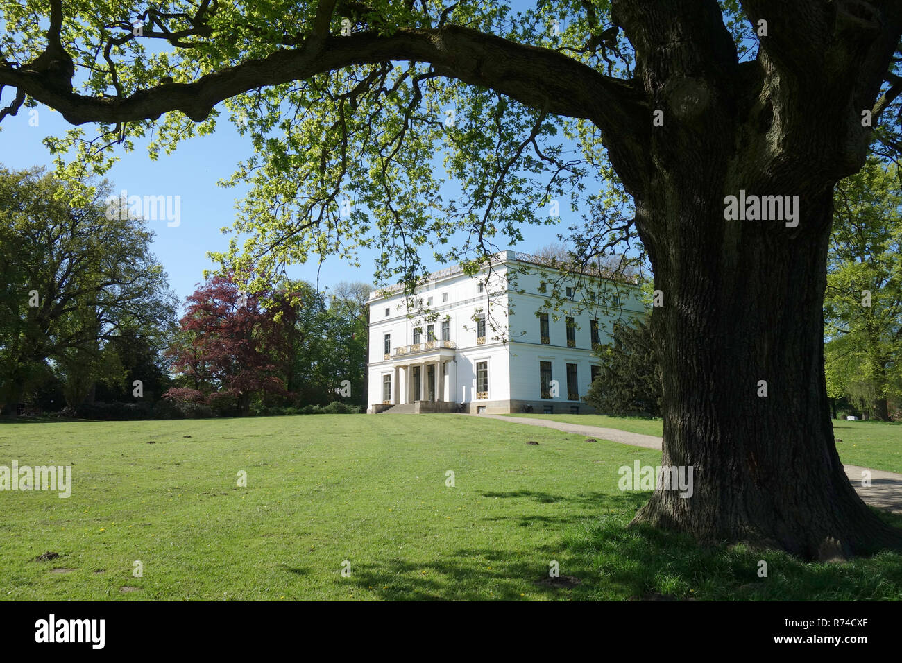 the jenisch house in hamburg othmarschen Stock Photo - Alamy