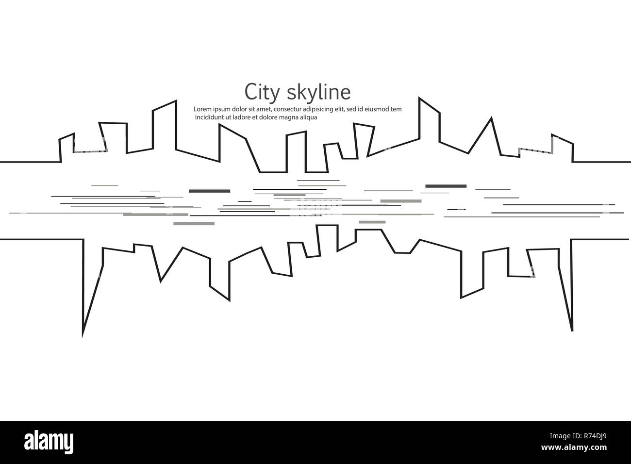 Horizon line drawing hi-res stock photography and images - Alamy