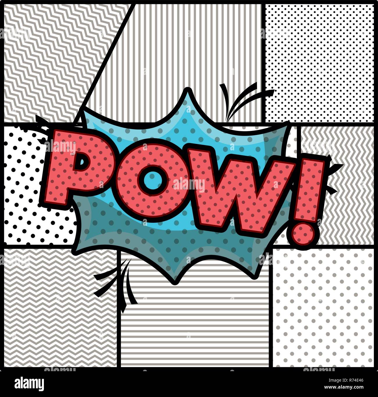 Pow artwork Stock Vector Images - Alamy