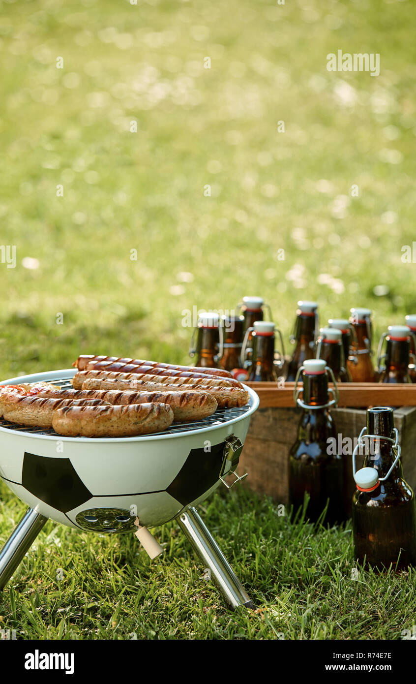 Football themed grill hi-res stock photography and images - Alamy