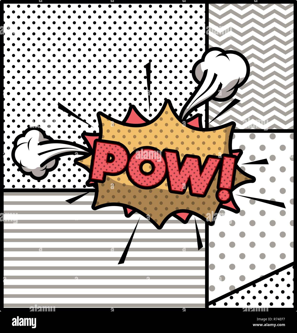 Pow artwork Stock Vector Images - Alamy