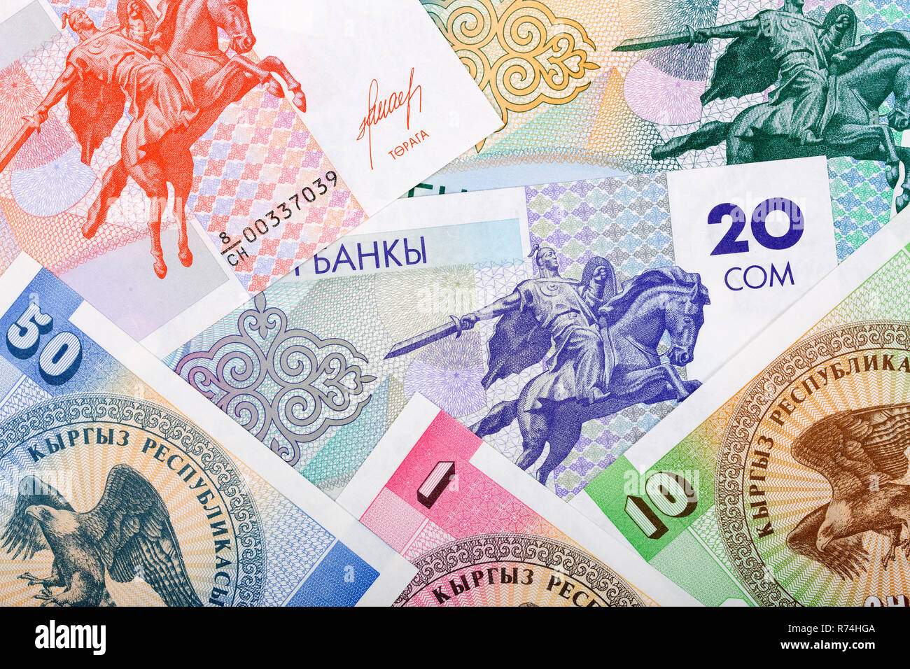 Kyrgyzstan som currency hi-res stock photography and images - Alamy