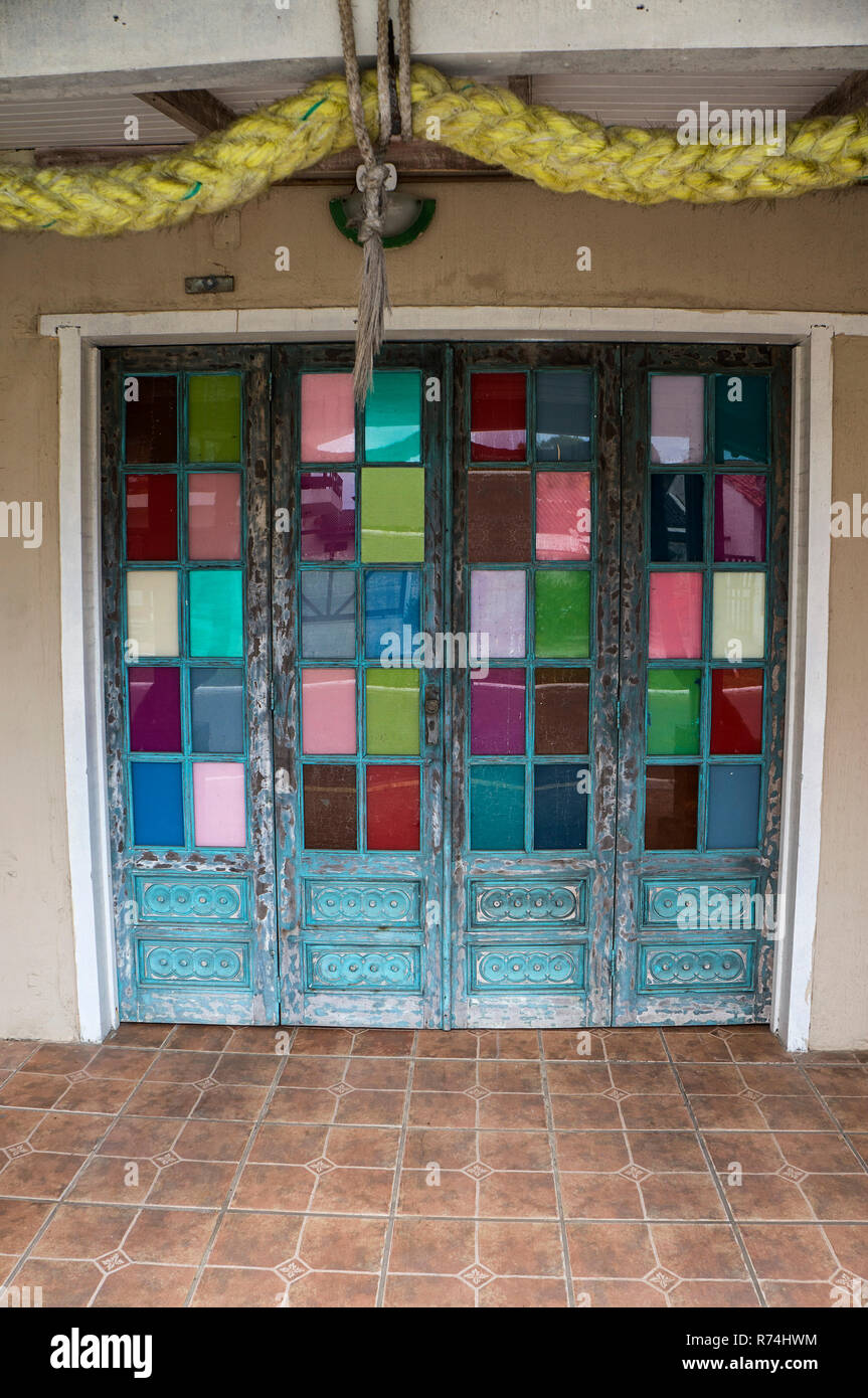 Colored Glass Doors