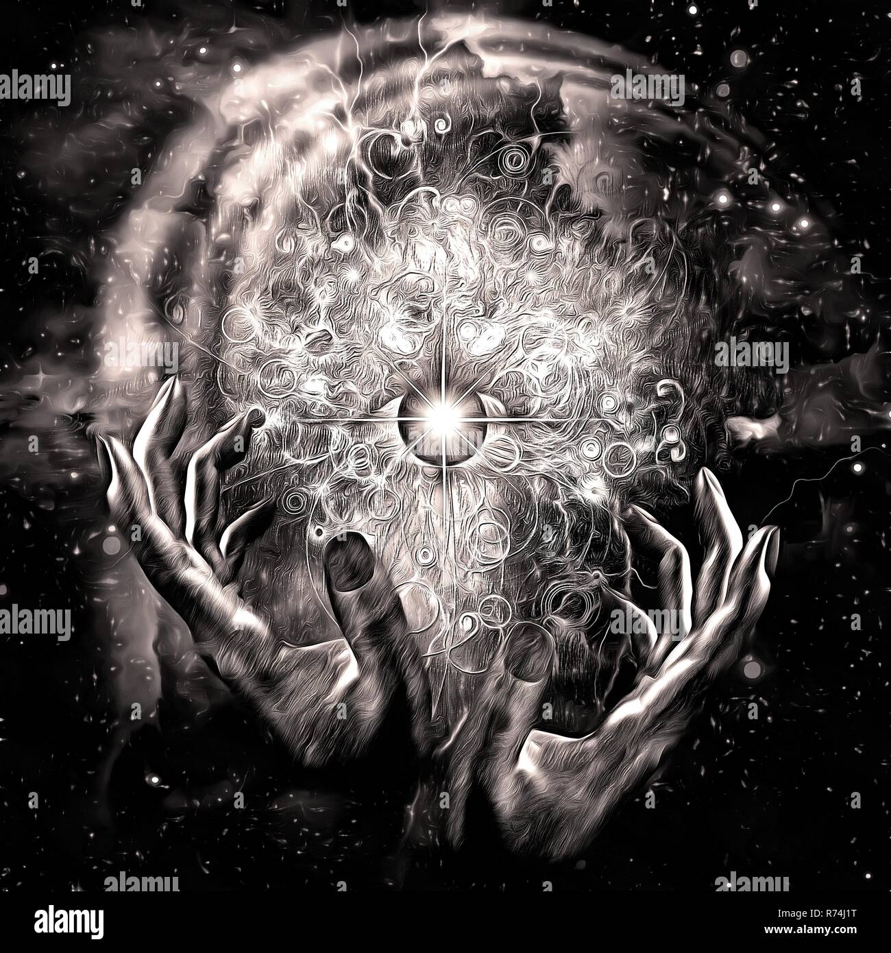Eye of god painting hi-res stock photography and images - Alamy