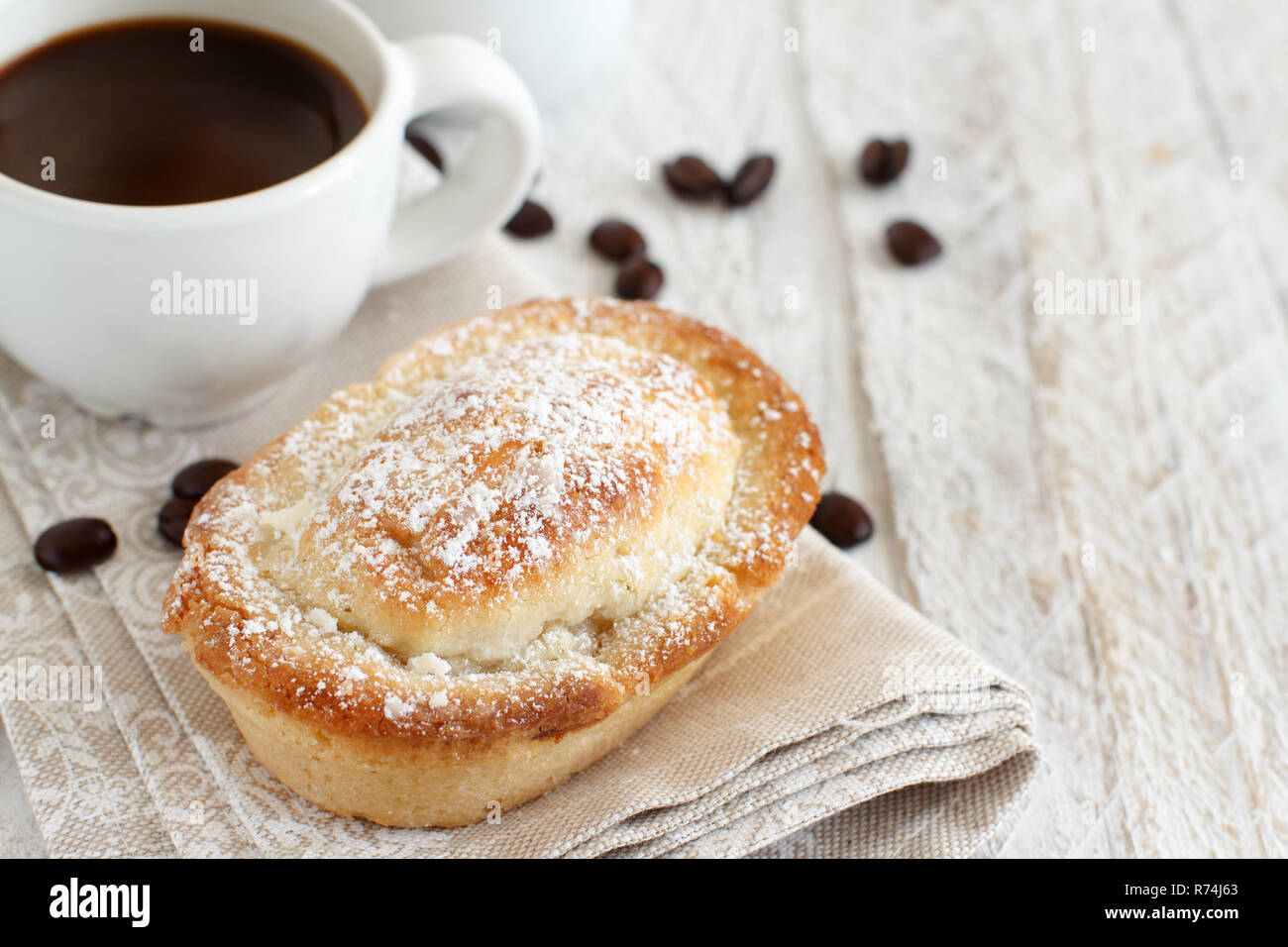 Italian coffee set for breakfast Stock Photo - Alamy