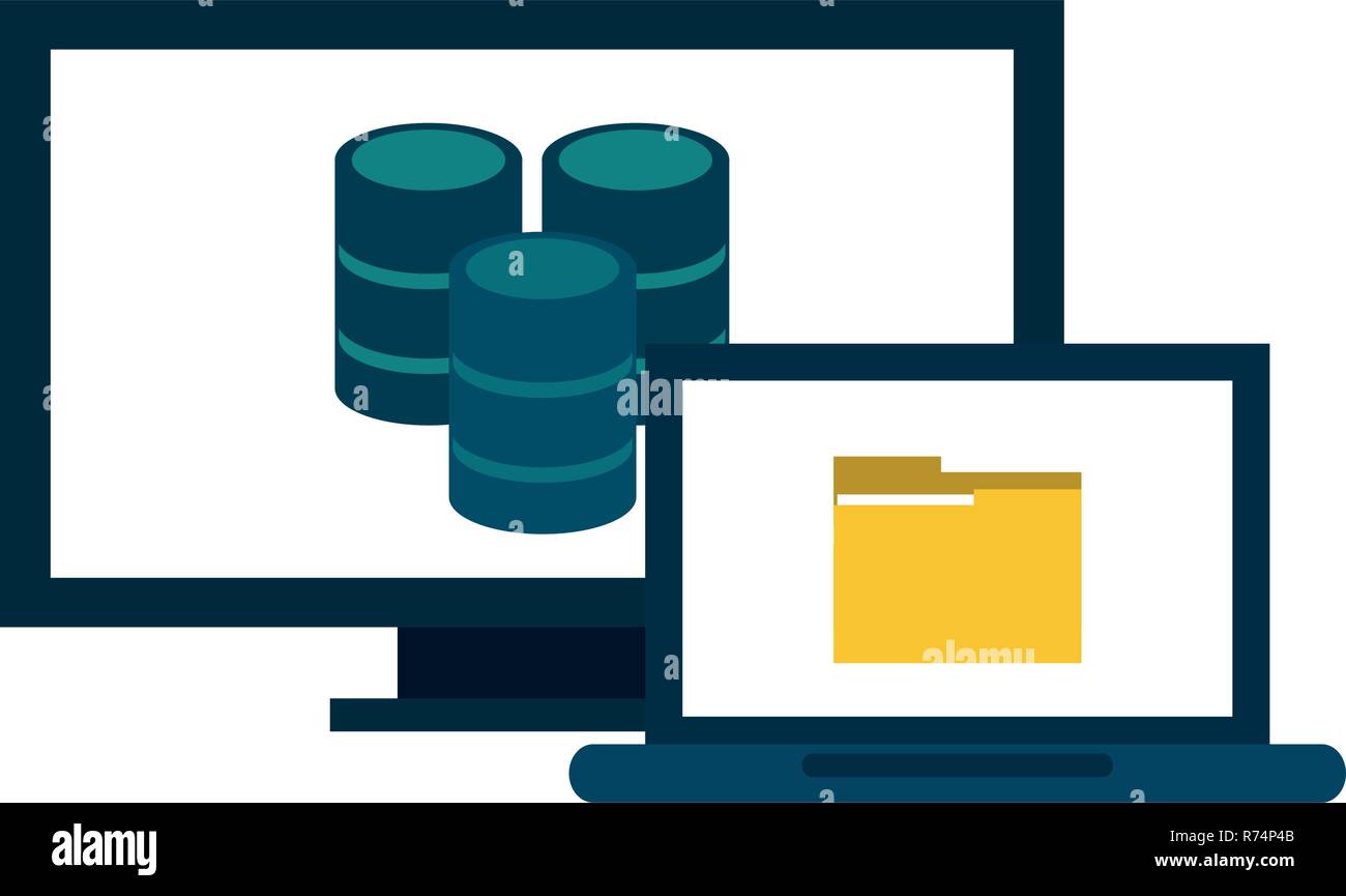 Database files Stock Vector Images - Alamy