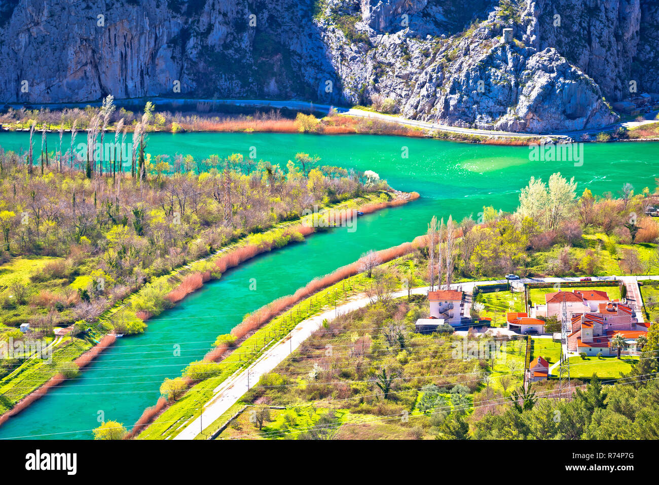 Cetina river canyon panorama hi-res stock photography and images - Alamy