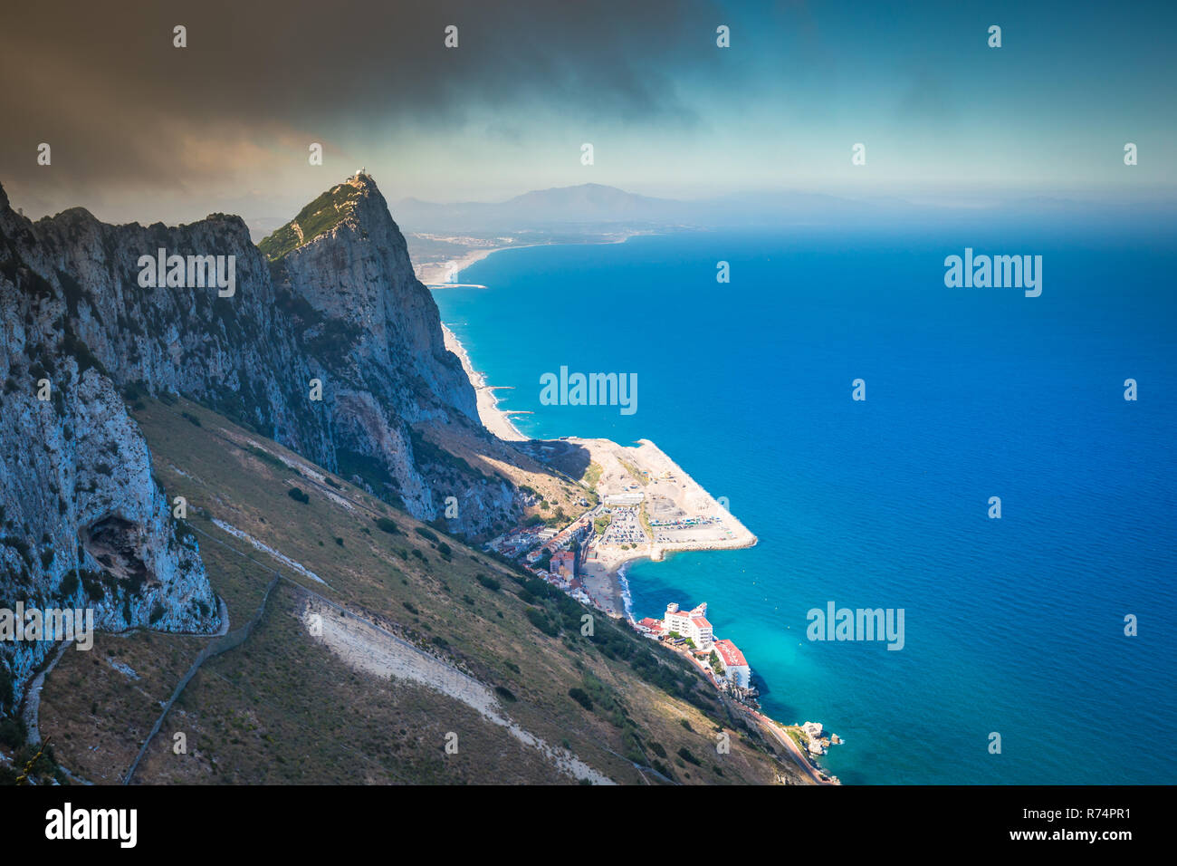 Wide view of gibraltar hi-res stock photography and images - Alamy