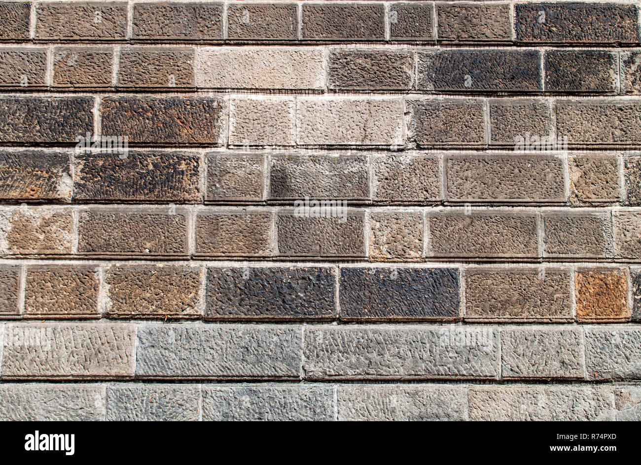 A big brick wall pattern Stock Photo - Alamy