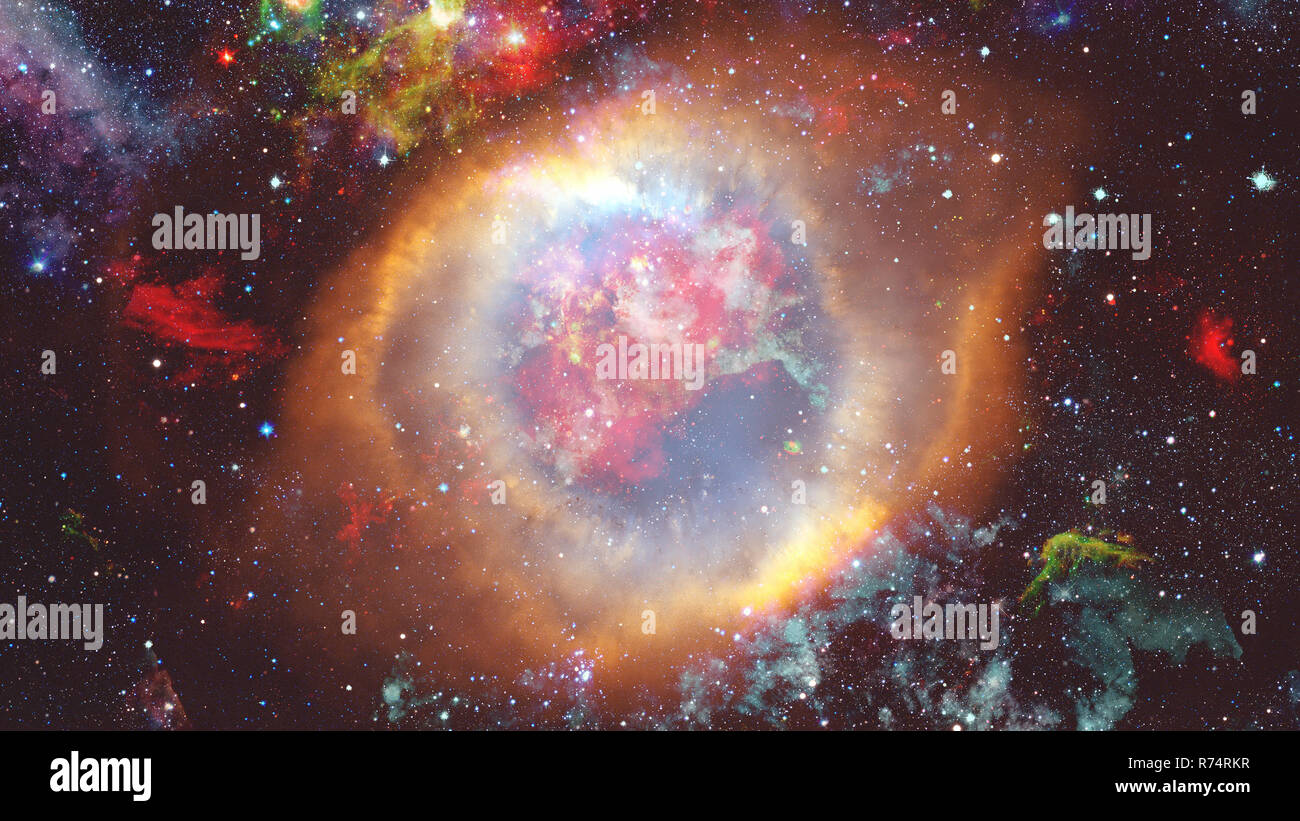 Bright massive stars in the nebula. Elements of this image furnished by ...