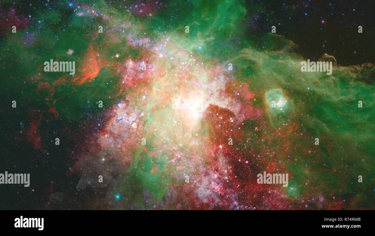 Nebula gas cloud in deep outer space. Elements of this image furnished ...