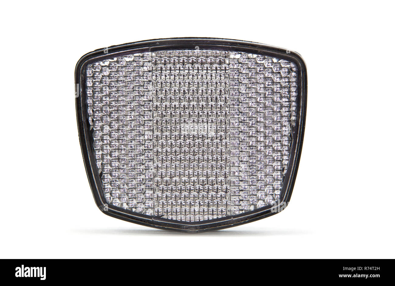 White reflector on a white background Stock Photo - Alamy