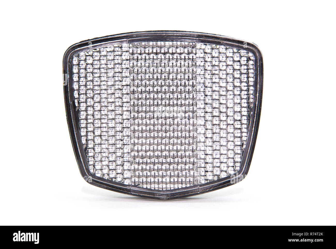 White reflector on a white background Stock Photo - Alamy