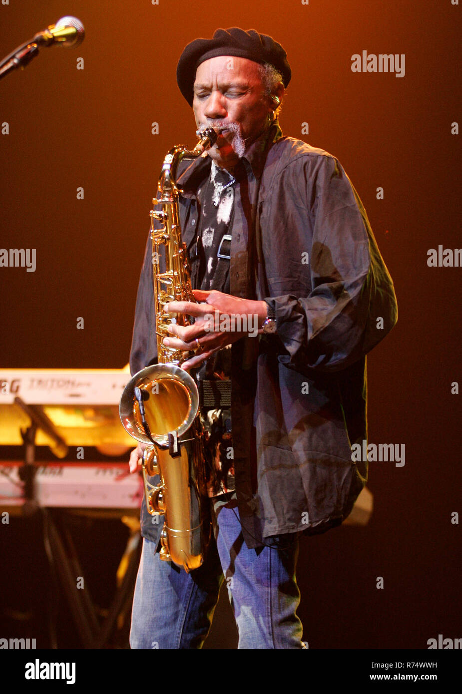 Charles Neville with the Neville Brothers performs at the Seminole Hard ...