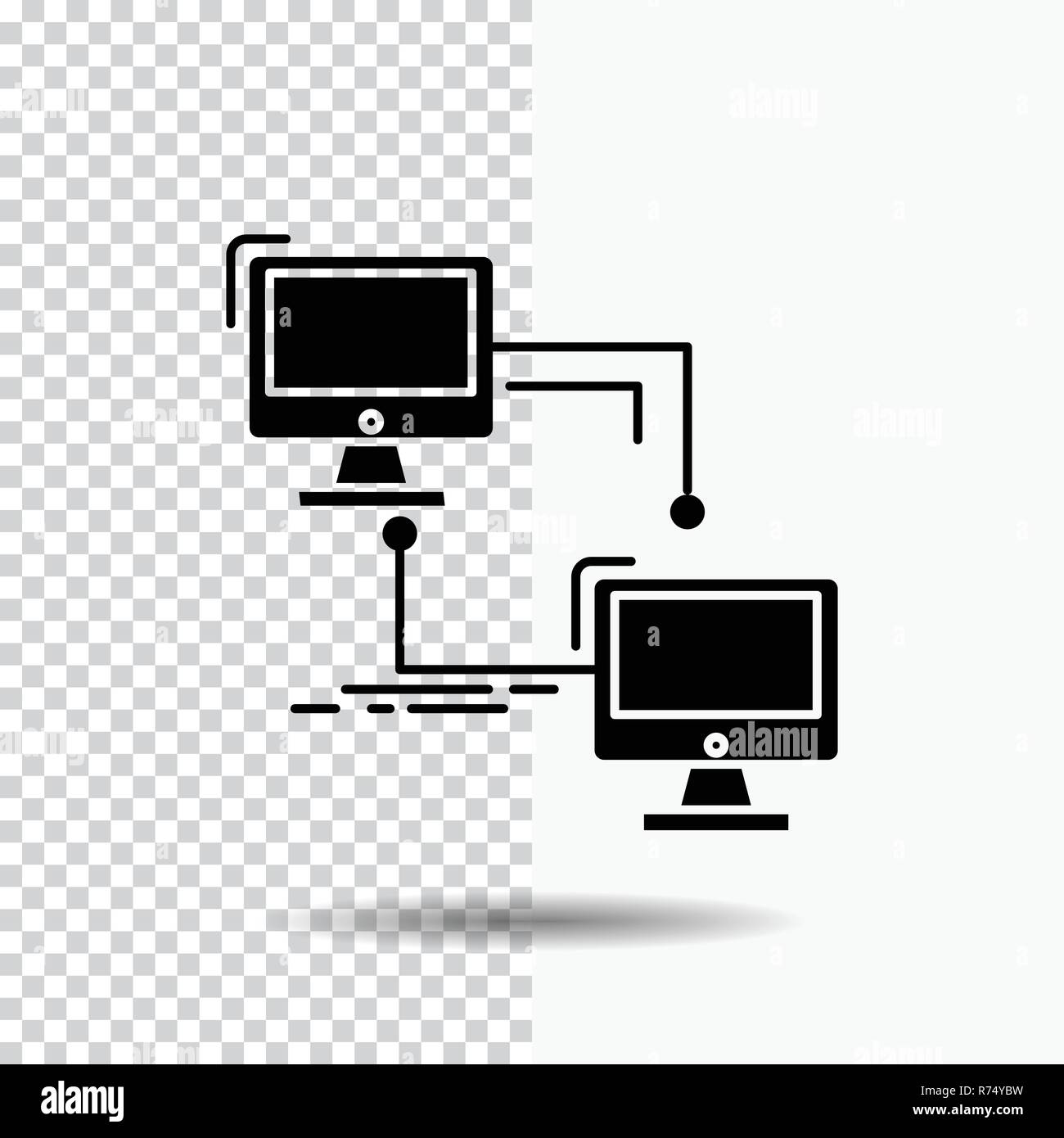 Virtual lan background Stock Vector Images - Alamy