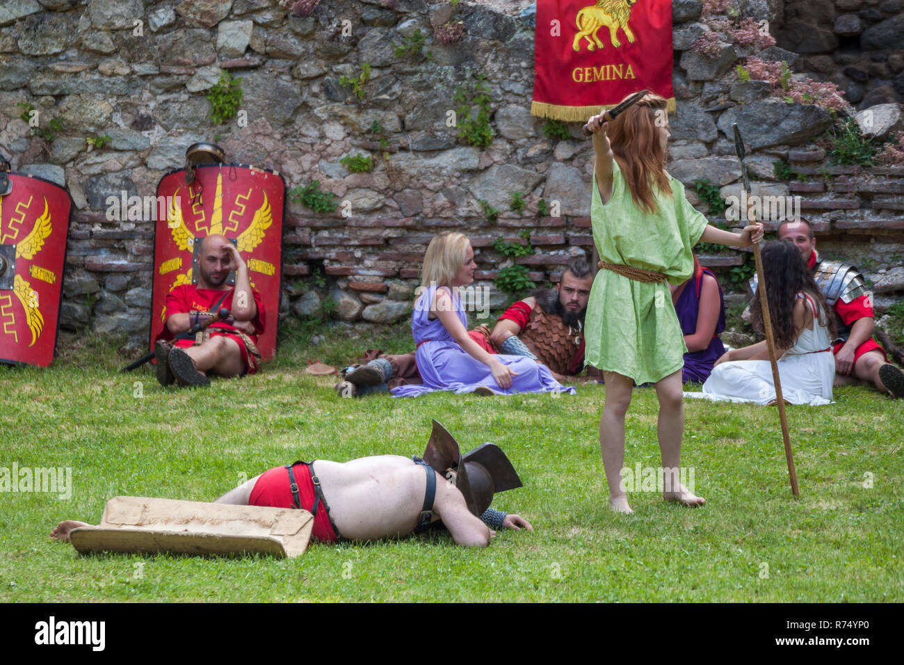 HISARYA, BULGARIA - MAY 30, 2015 - Ancient Festival in Hisarya ...