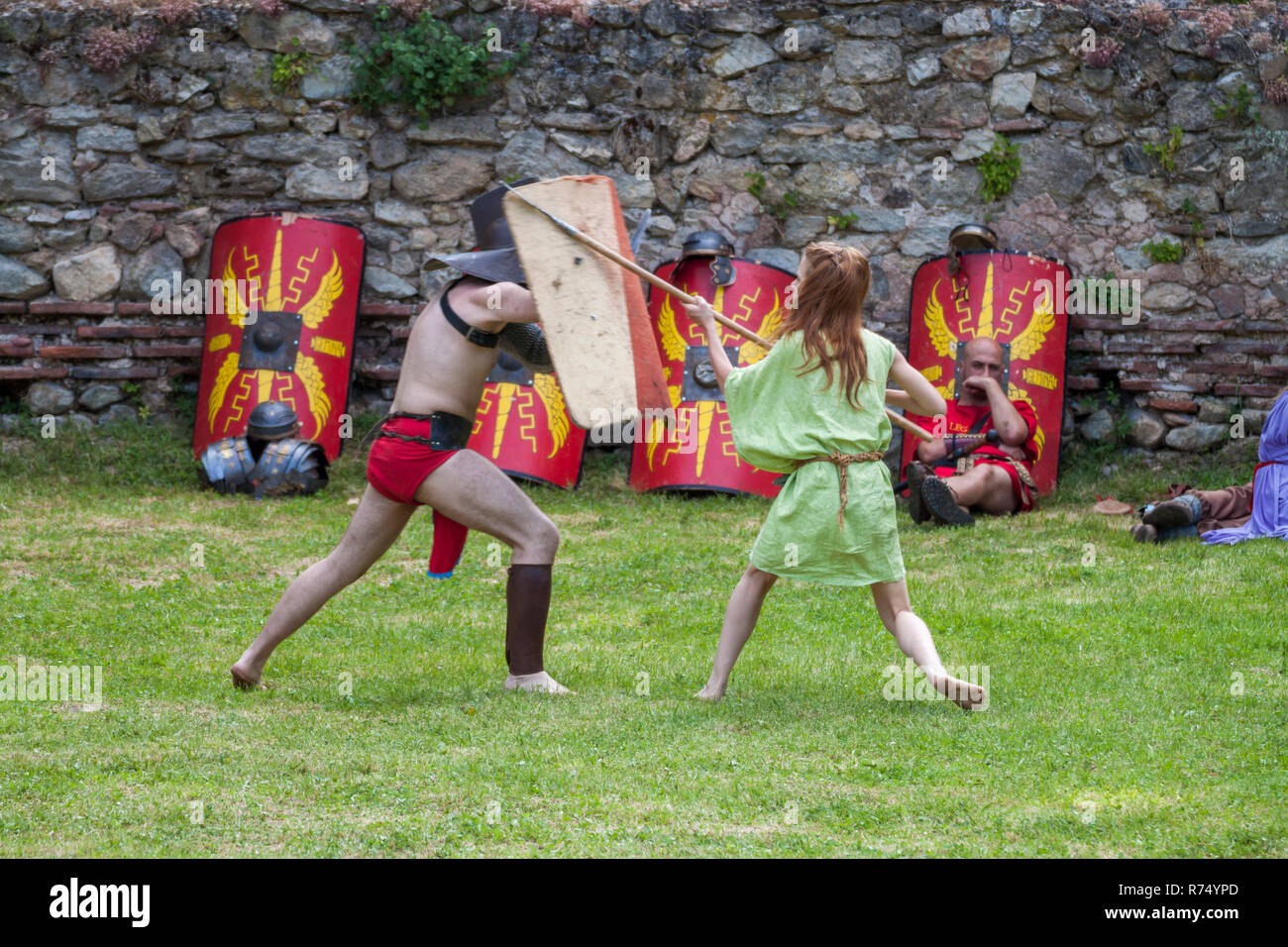 HISARYA, BULGARIA - MAY 30, 2015 - Ancient Festival in Hisarya ...