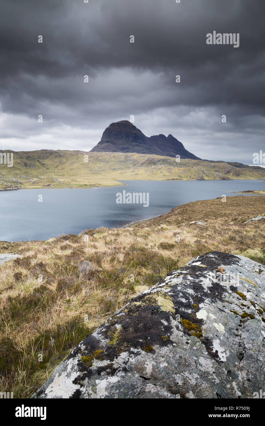 Suilven is one of the most distinctive mountains in Scotland, in a ...