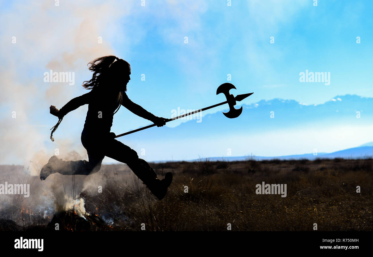 Warrior model hi-res stock photography and images - Alamy