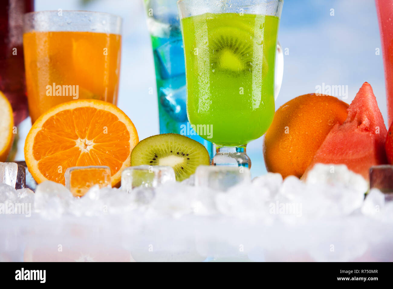 Exotic alcohol drinks Stock Photo - Alamy