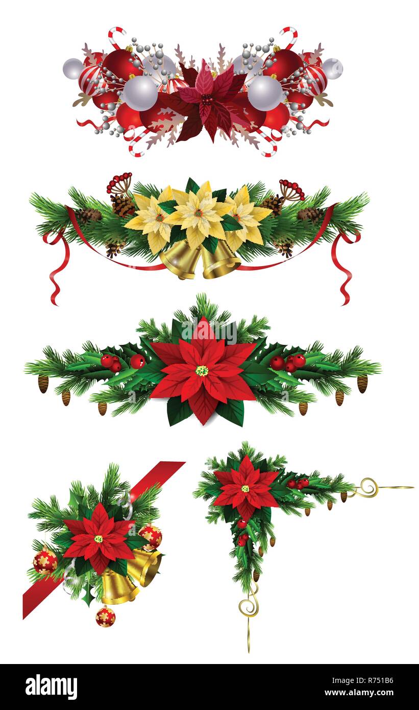 Christmas elements for your designs Stock Vector Image & Art - Alamy