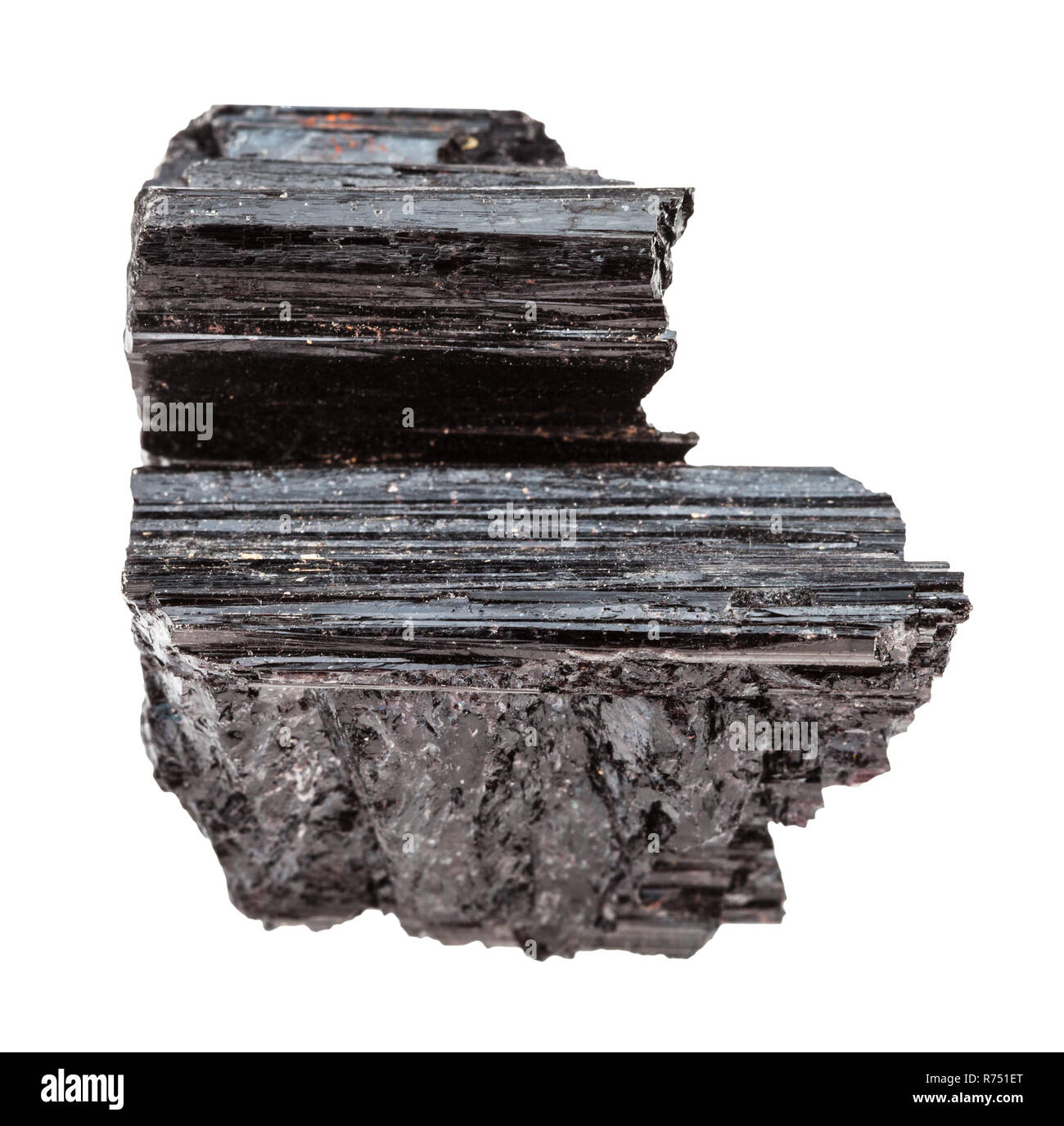 Schorl black tourmaline macro hi-res stock photography and images - Alamy