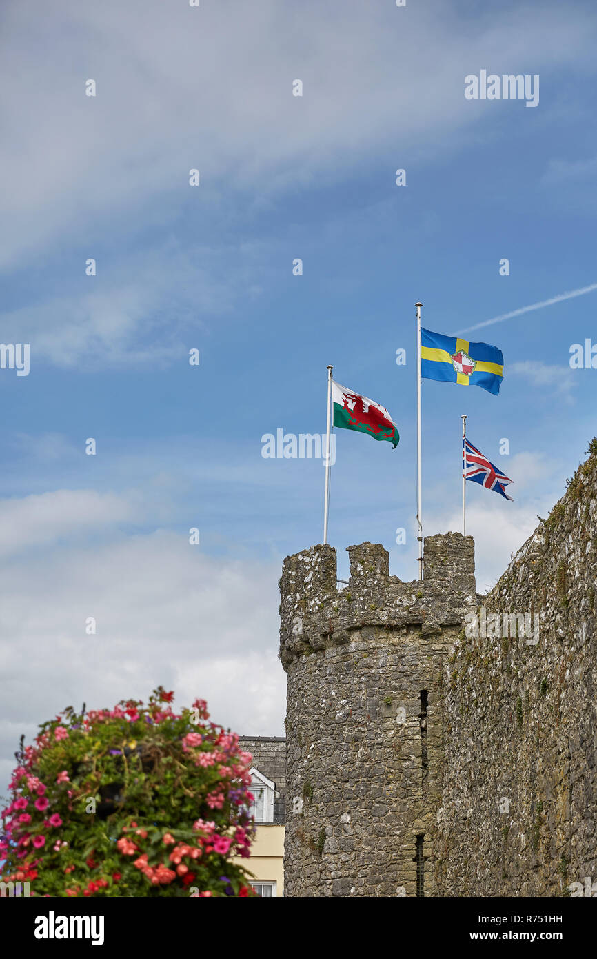 Tenby, an ancient walled town, south Wales, UK Stock Photo - Alamy
